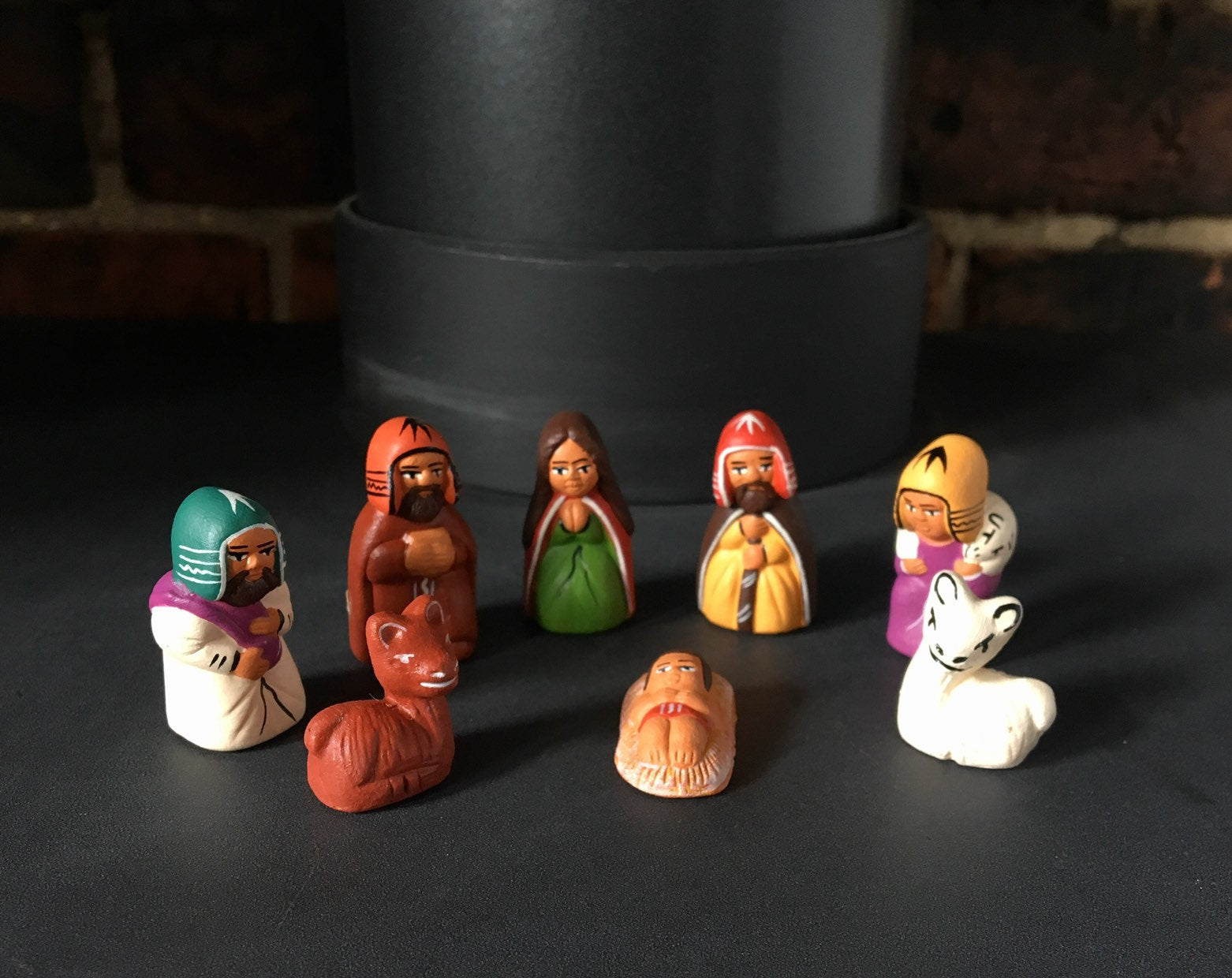 Nativity Scene, Nativity Set, Ceramic nativity set 8 pieces – www ...